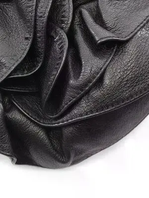 Saint Laurent 2010s Naja Leather Shoulder Bag