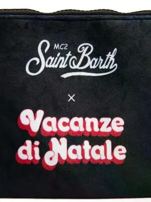 MC2 SAINT BARTH X Vacanze Di Natale Aline Clutch Bag - Black