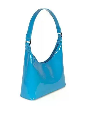 GLYNIT Molly Patent-leather Top-handle Shoulder Bag