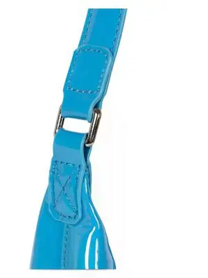 GLYNIT Molly Patent-leather Top-handle Shoulder Bag