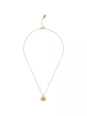 Juicy Couture Crystal-embellished Heart-pendant Necklace - Gold