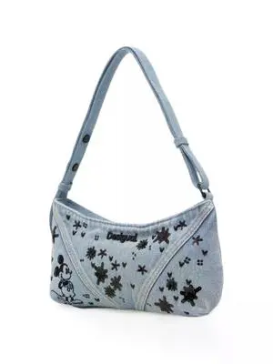 Desigual X Disney Mickey Mouse Denim Shoulder Bag