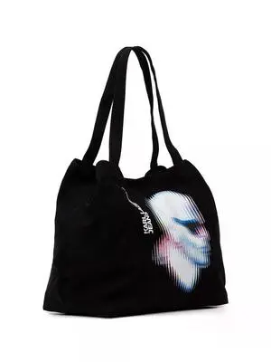 Karl Lagerfeld Graphic-print Tote Bag - Black