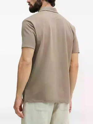 Guess Logo-embroidered Short-sleeve Polo Shirt