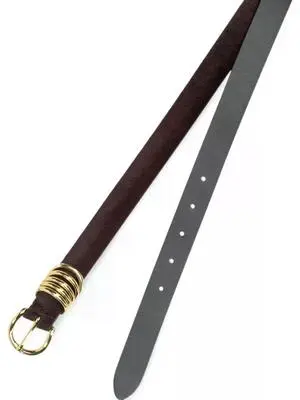 Anderson's Calf-hair Buckle Belt - Red