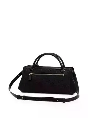 Guess Audrey Monogram-pattern Logo-plaque Shoulder Bag