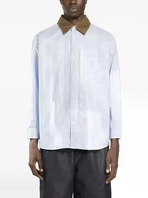 Comme Des Garçons Corduroy-collar Shirt