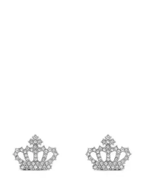 Juicy Couture Crown Earrings - Silver