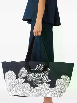 INOUI EDITIONS Poseidon Graphic-print Tote Bag
