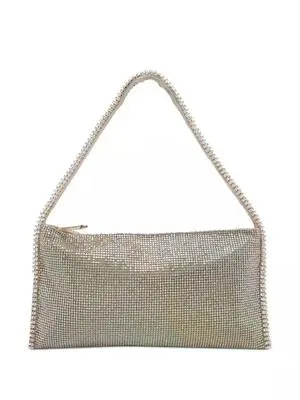 Benedetta Bruzziches Crystal-embellished Shoulder Bag - Silver