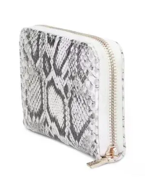 Guess Bianca Snake-effect Logo-plaque Wallet