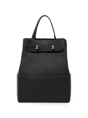 SILVIAN HEACH Pebbled Leather Turn-lock Backpack