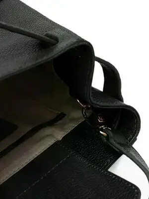 SILVIAN HEACH Pebbled Leather Turn-lock Backpack