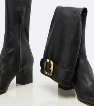 Miu Miu Leather Knee-high Boots
