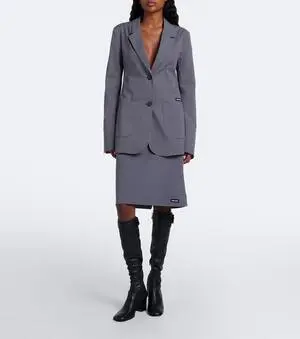 Miu Miu Leather Knee-high Boots