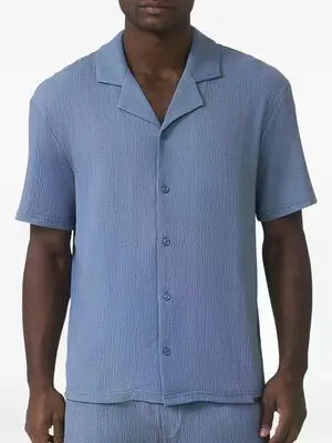 MAUVAIS Eivissa Textured Short-sleeve Shirt