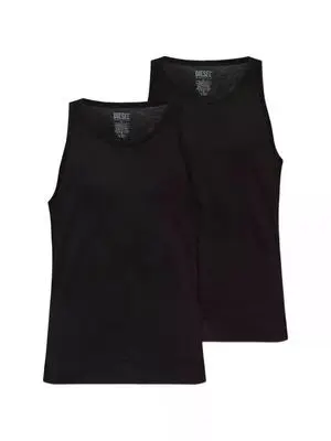 DIESEL® Walty D Core Cotton Tank Top - Black