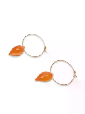 Bimba Y Lola Resin Hoop Earrings
