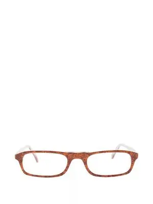 SOCIEL Tortoiseshell-effect Rectangle-frame Glasses - Brown
