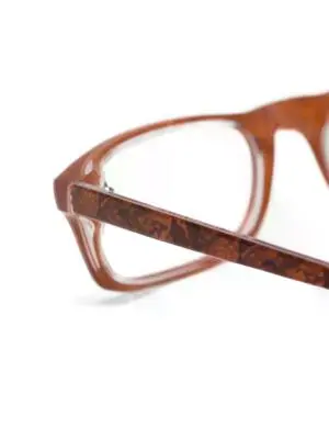 SOCIEL Tortoiseshell-effect Rectangle-frame Glasses