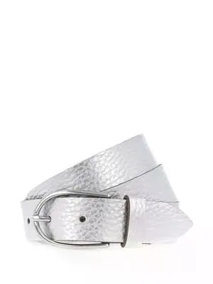 BGM LABEL BGM LABEL Metallic Pebbled Leather Belt
