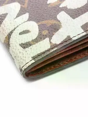LOUIS VUITTON 2001 Graffiti Monogram Wallet