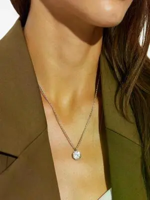 Kate Spade New York Zirconia-pendant Cable-chain Necklace