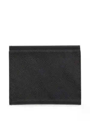 GIANNI CUCCUINI Logo-print Saffiano-leather Wallet