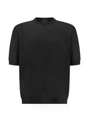 Paul & Shark Fine-knit Wool Short-sleeve Sweater