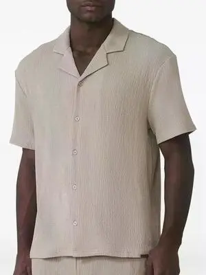 MAUVAIS Textured Short-sleeve Shirt