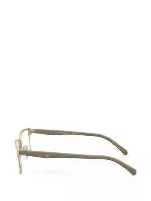 Emporio Armani Rectangle Frame Glasses