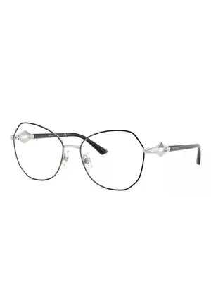 JIMMY CHOO Round-frame Clear-lenses Glasses