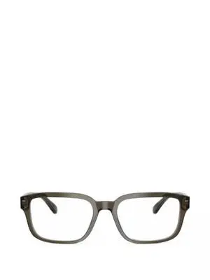 Emporio Armani Rectangle Frame Eyeglasses - Grey