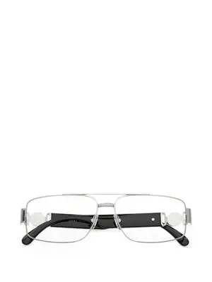 Versace Medusa Biggie Plaque Rectangle-frame Glasses