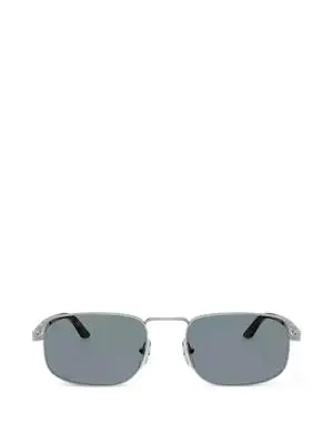 Persol Rectangle-frame Sunglasses - Silver