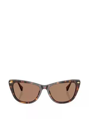 RALPH EYEWEAR Cat-eye Sunglasses - Brown