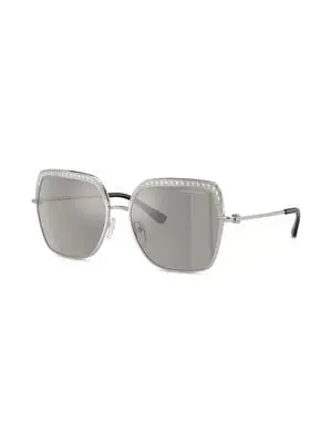 Michael Kors Crystal-embellished Oversize-frame Sunglasses