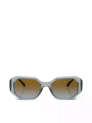 Michael Kors Siesta Key Geometric Frame Sunglasses - Blue