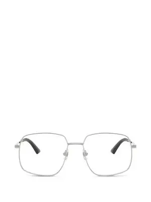 JIMMY CHOO Geometric-frame Glasses - Silver