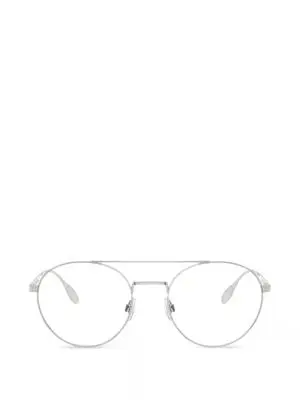 POLO RALPH LAUREN EYEWEAR Round-frame Glasses - Silver