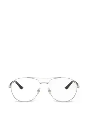 JIMMY CHOO Pilot-frame Glasses - Silver