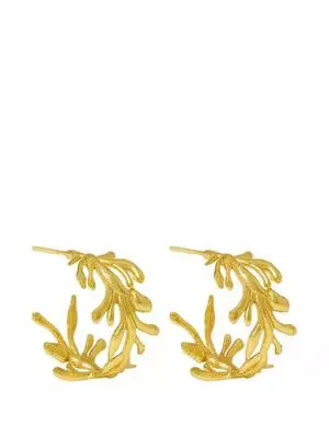 OTTOMAN HANDS Zephyr Coral Hoop Earrings - Gold