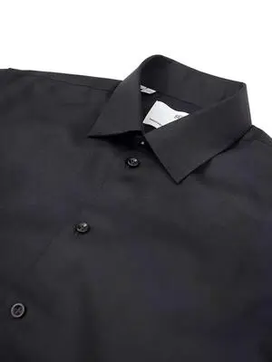 SELECTED Buttoned Long-sleeves Shirt - Black