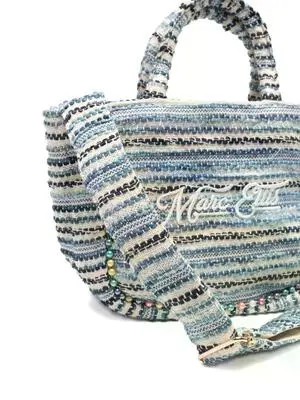 MARC ELLIS Bead-embellished Logo-embroidered Tote Bag