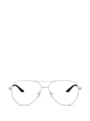 Armani Exchange Pilot-frame Glasses - Silver