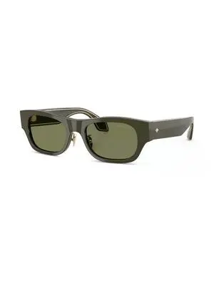 Giorgio Armani Rectangle-frame Sunglasses - Green
