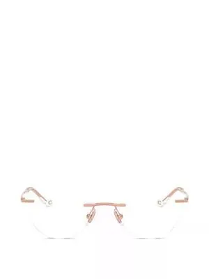 COACH Rimless Cat-eye Glasses - Pink