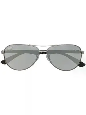 Ray-ban Tinted-lense Aviator Sunglasses - Black