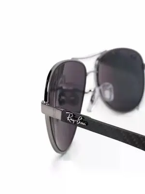 Ray-ban Tinted-lense Aviator Sunglasses - Black