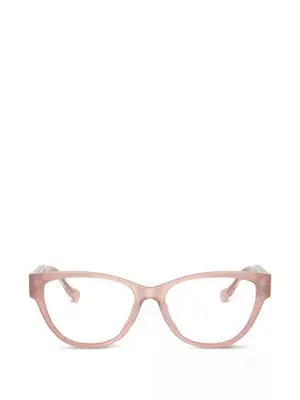 Versace Medusa Greca Cat-eye Glasses - Pink